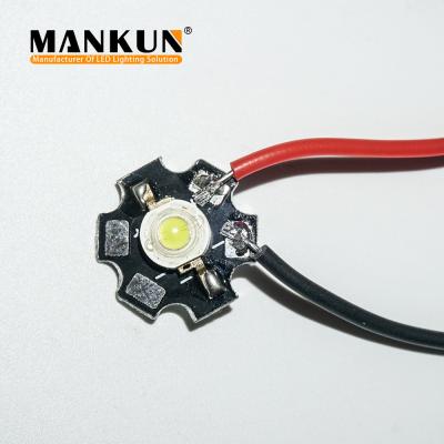 Cina modulo del PWB LED di alto potere di 3W 1W con il pannello di alluminio della base di appoggio della stella di 20mm in vendita