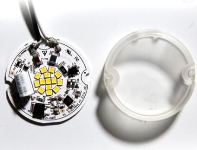 China Módulo AC120V do diodo emissor de luz do DOB 7W Dimmable do diâmetro 50mm para a lâmpada de Bulblight à venda