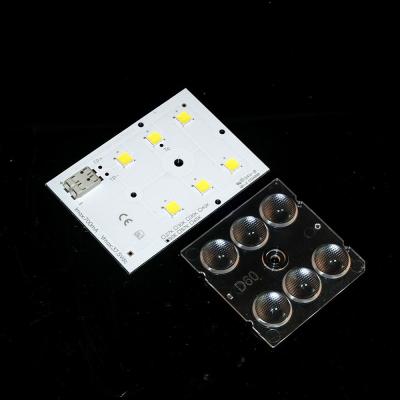 China 50 placa do PWB da largura 50mm Smart do módulo da luz de rua do diodo emissor de luz do watt SMD5050 à venda
