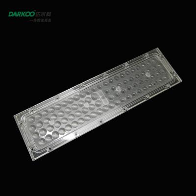 China Lente ótica do diodo emissor de luz de 252mm SMD 60 graus para a luz de rua exterior à venda