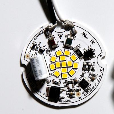 China Módulo AC120V do diodo emissor de luz do DOB 7W Dimmable do diâmetro 50mm para a lâmpada de Bulblight à venda
