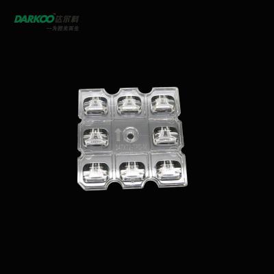 China De Straatlantaarn8pcs 5050 SMD van LEIDENE van de Mutihoek Materiaal Lens het Optische PC Te koop