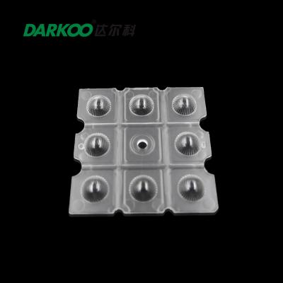 China De Straatlantaarn8pcs 5050 SMD van LEIDENE van de Mutihoek Materiaal Lens het Optische PC Te koop