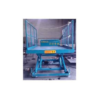 China 1m Hydraulic Loading Platform 1 Ton Hydraulic Scissor Platform for sale
