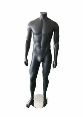 China best selling sport male athlete mannequin headless metallic gray color LULU-M01 metallic for sale