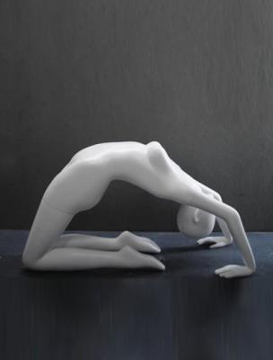 China white female bridge pose yoga mannequins YG-13 for sale