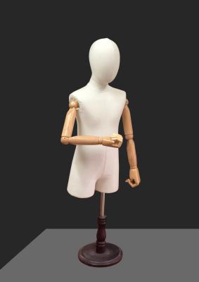 China Canvas Model 03 textile cover child 78cm height child model dress form JX-01 for sale