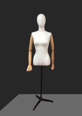 China Canvas Model 03 textile cover egghead dress form HZ01 for sale