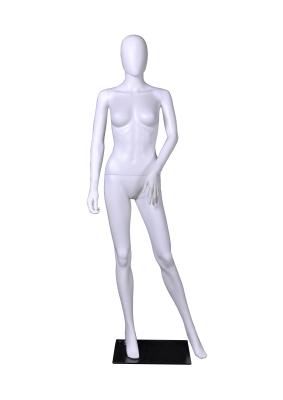 China full body white matt plastic female standing mannequins EFB-13 for sale