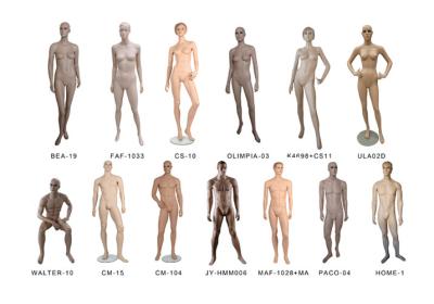 China Jolly mannequins-skin color realistic mannequins collections for sale