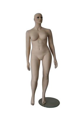 China plus size female mannequin with skin color makeup-PF-XXL for sale