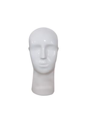 China Jolly mannequins white glossy color mannequin display head HM-2H for sale
