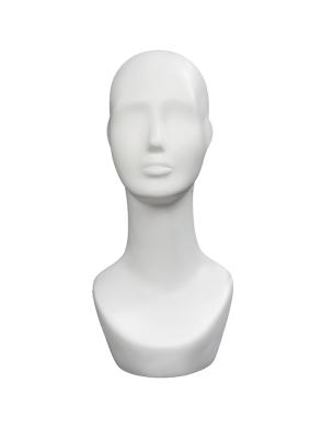 China Jolly mannequins white color abstract mannequin display head JY-H001 for sale