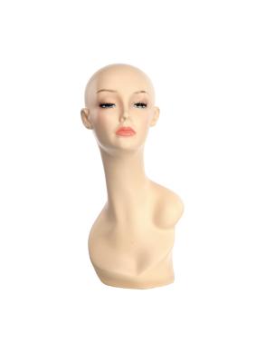 China Jolly mannequins make up skin color mannequin display head JY-H7 for sale