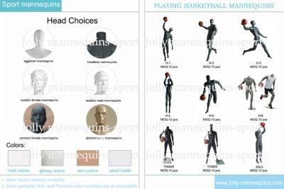 China Jolly mannequins-new design sports playing basketball mannequins collection for sale