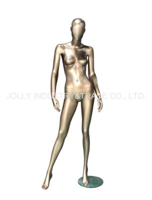 China Jolly mannequins-best selling metallic abstract female mannequin EGGS-C01 for sale