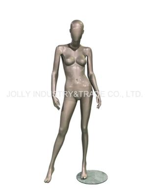 China Jolly mannequins-best selling metallic abstract female mannequin EGGS-S01 for sale