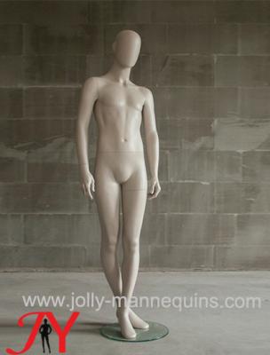 China Jolly mannequins-Luxury abstract head standing male mannequin -Bieber104 for sale