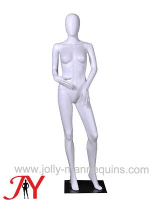 China Jolly mannequins-female full body plastic egghead mannequin with movable head EFB-4 for sale