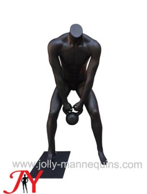 China Jolly mannequins-Sport mannequin for window display kettle-bell mannequins JY-0044 for sale