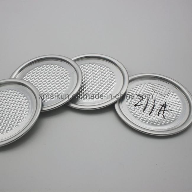 Factory 211# (65mm) Aluminum Peel off Lid for Pet Jar