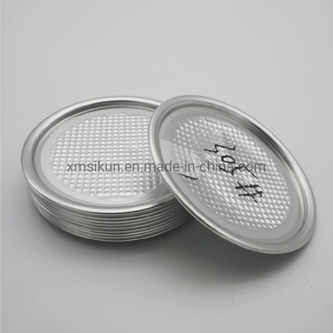 Food Grade 305# Tinplate End Easy Open Lid for Tin Can Wholesale
