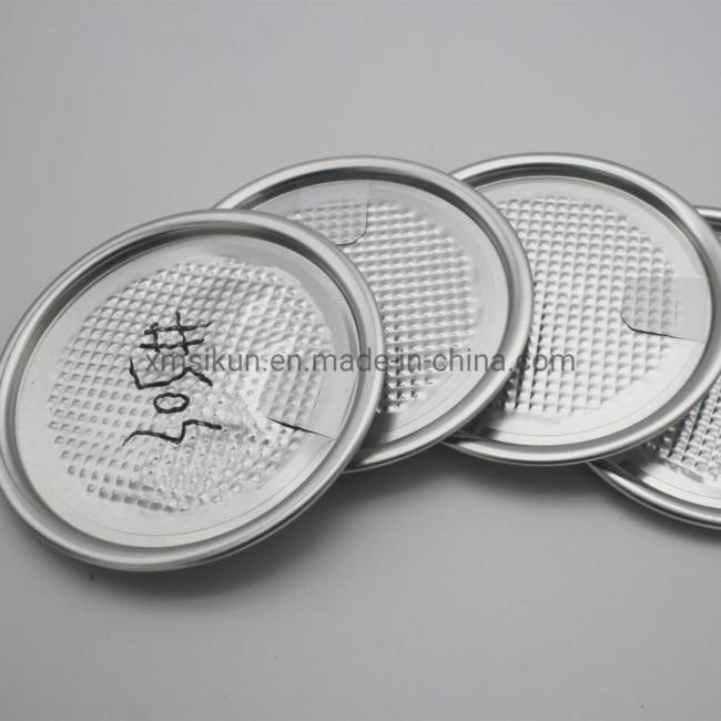 Food Grade 305# Tinplate End Easy Open Lid for Tin Can Wholesale