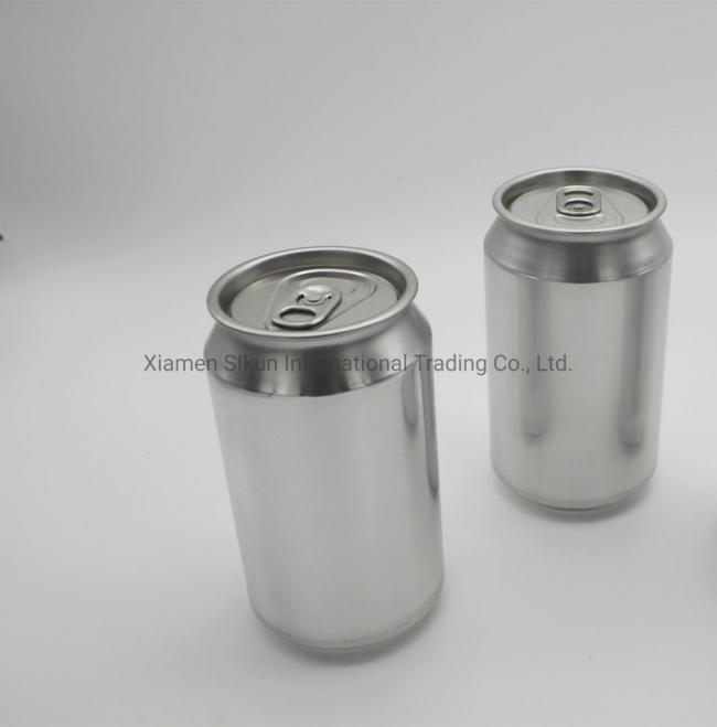 Latte di alluminio vuote standard all'ingrosso del commestibile 330ml per l'imballaggio della bevanda