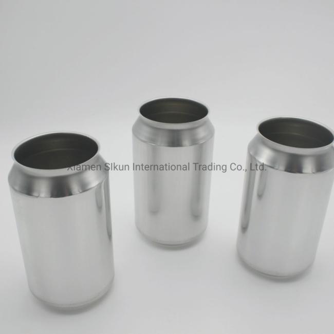 Latte di alluminio vuote standard all'ingrosso del commestibile 330ml per l'imballaggio della bevanda