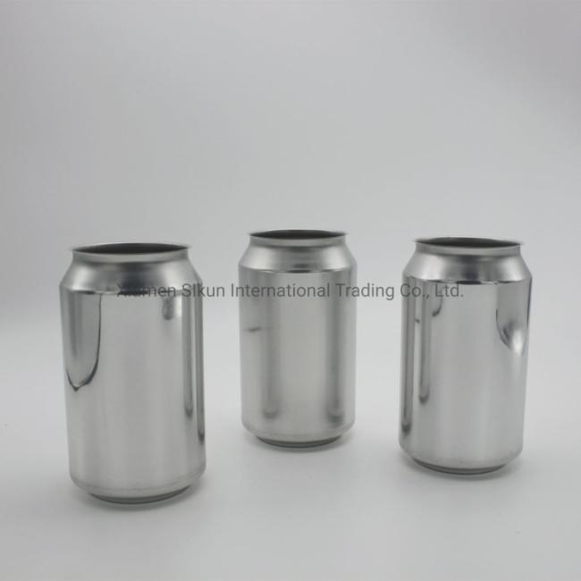Latte di alluminio vuote standard all'ingrosso del commestibile 330ml per l'imballaggio della bevanda