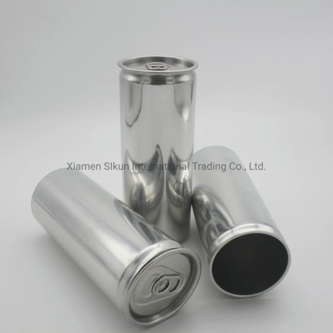 High Quality Low Price 330ml Sleek Aluminum Can Factory Customized Sales for Beer Juice Beverage Packing