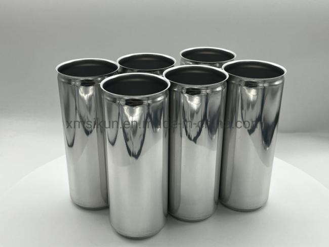 Professional Can Manufacturer 250ml Slim Aluminum Can 8.4oz Empty Beverage Can for Drinks Packing