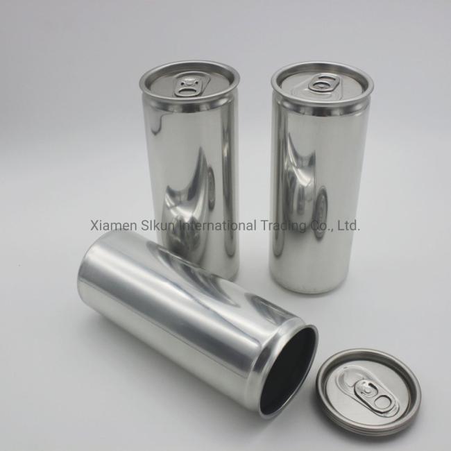 Food Grade 330ml Sleek Aluminum Cans with Easy Open Lids for Food and Beverage Packaging Best Price
