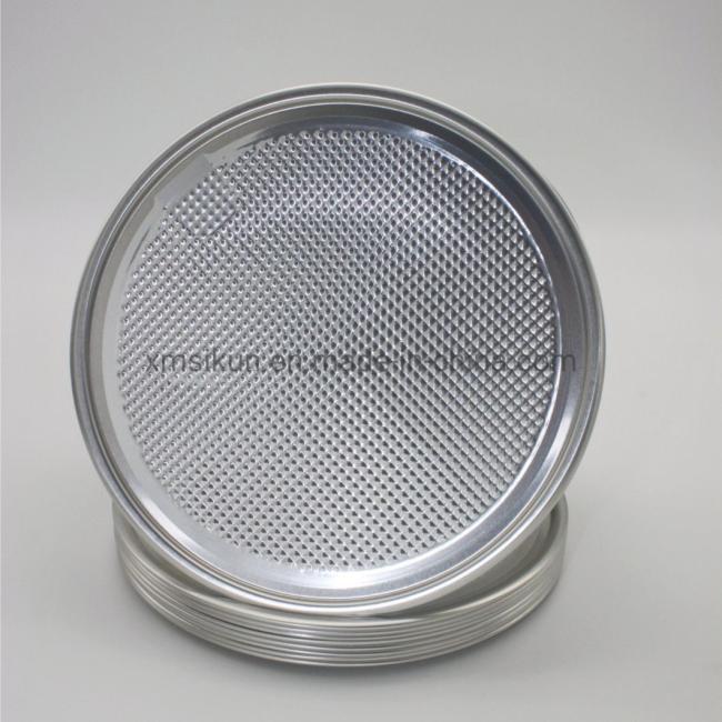 Wholesale Food Grade Tinplate 603# Gold Coating Easy Open Lid for Food Can