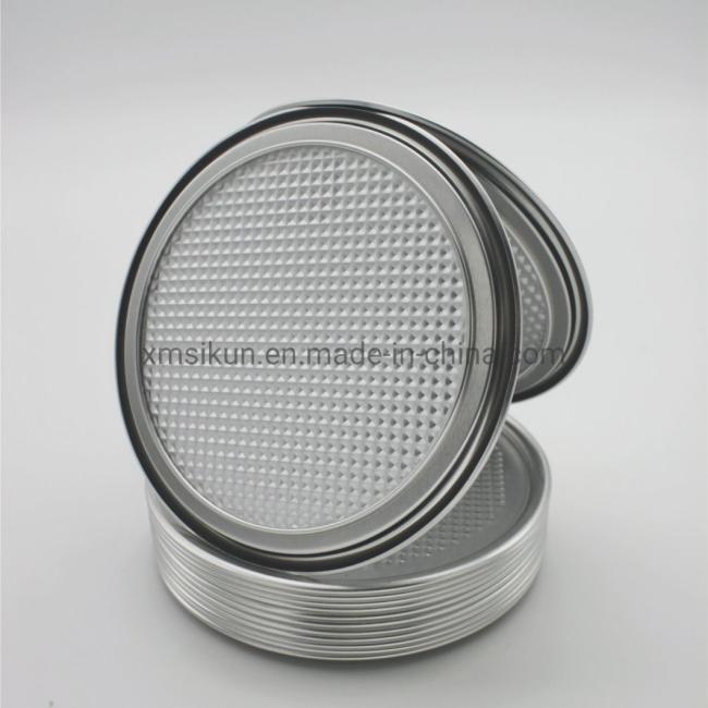 China Manufacturer 211# Easy Peel End Easy Peel off End Aluminum Foil Lid Easy Open