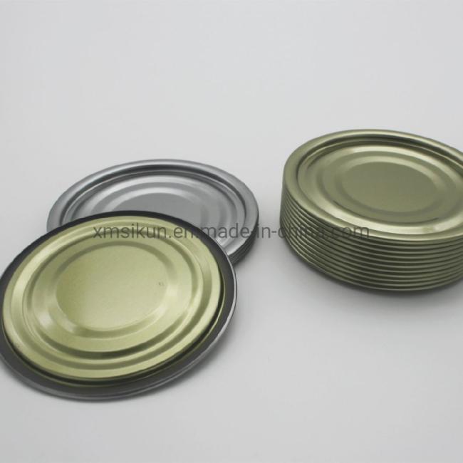 211# Tin Can Wholesale Empty Round Metal Painted Tin Can with Lid for Food