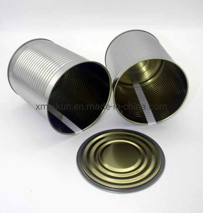Food Grade Metal Round Tin Can 7113# Food Packaging Empty Tin Tin Can