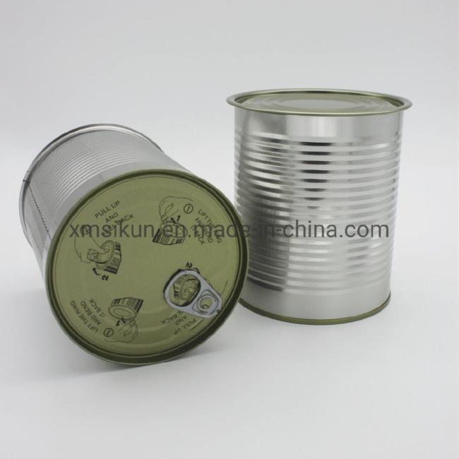 New 9121# Food Grade Empty Tinplate Wholesale Mushroom Sweet Corn Can Good Quality Mushroom Canned