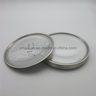 China Pet Jar  Tin Can Lid 603# Aluminum Peel Off Lid ISO9001 Certification for sale