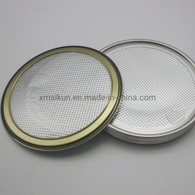 China Pet Jar  Tin Can Lid 603# Aluminum Peel Off Lid ISO9001 Certification for sale