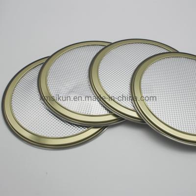 China Pet Jar  Tin Can Lid 603# Aluminum Peel Off Lid ISO9001 Certification for sale