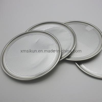 China Pet Jar  Tin Can Lid 603# Aluminum Peel Off Lid ISO9001 Certification for sale