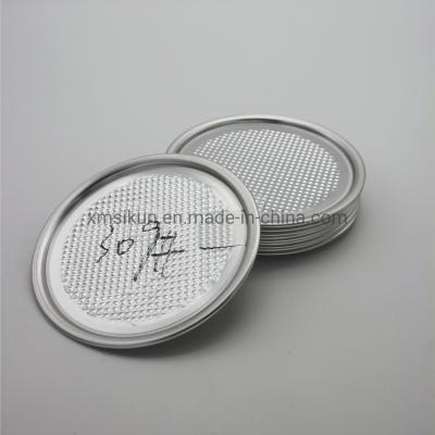Китай Алюминий крышки жестяной коробки 309# слезает крышку 92mm для консервных банок или опарника любимца продается