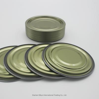 China Food Grade Metal Can Lid Color Printing 211# Tinplate End Eoe for sale