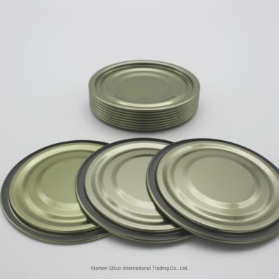 China Food Grade Metal Can Lid Color Printing 211# Tinplate End Eoe for sale