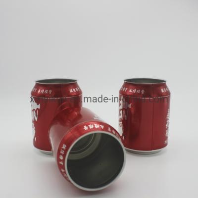China High Quality Factory Food Grade 250ml Stubby Beverage Empty Aluminum Can with Lid for Soda Energy Drink Packing for sale