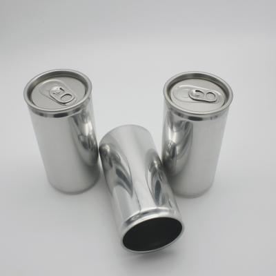 China High Quality Empty 250ml Sleek Luminum Soda Can for Beer Juice Soda Packing Good Price Wholesale for sale