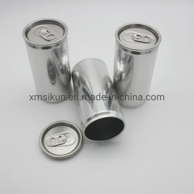 China 250ml Sleek Food Grade Aluminum Can Food and Beverage Special Packaging with Lid for sale