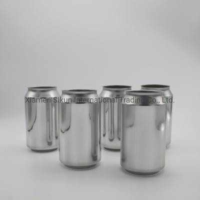 Cina Nuove latte di alluminio standard di alta qualità 330ml, prezzo basso, latte vuote con i coperchi, venduti nei lotti in vendita