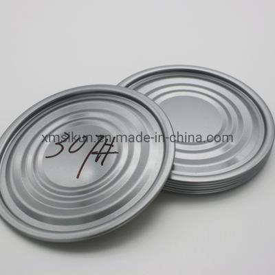 China Food Grade 307# Tinplate End Easy Open Lid for Tin Can Wholesale for sale